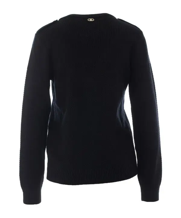 Liu Jo Button-shoulder Knit Sweater