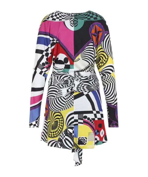 Versace V-neck Dress