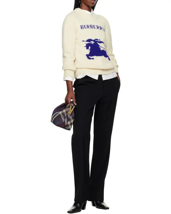 Burberry Equestrian Knight Crewneck Knitted Jumper