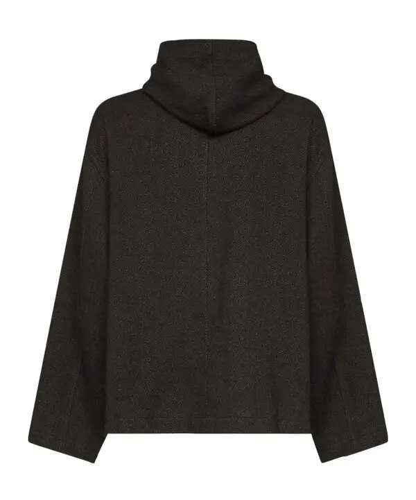 UMA WANG Long Sleeve Single-breasted Hooded Jacket