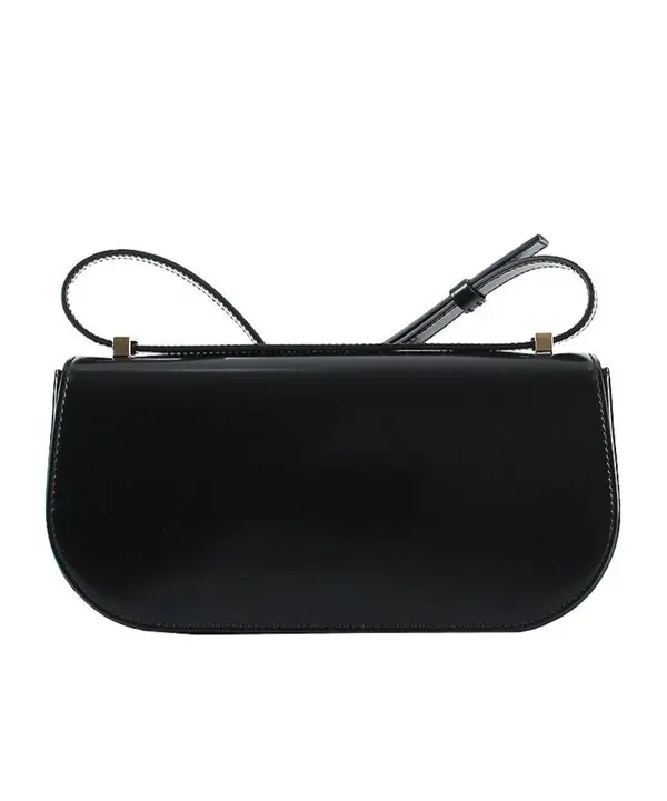 FERRAGAMO Gold-tone Gancini Flap Shoulder Bag