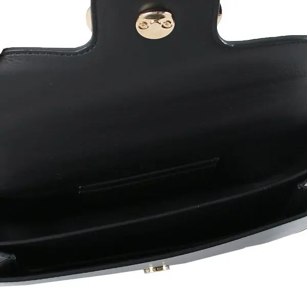 FERRAGAMO Gold-tone Gancini Flap Shoulder Bag