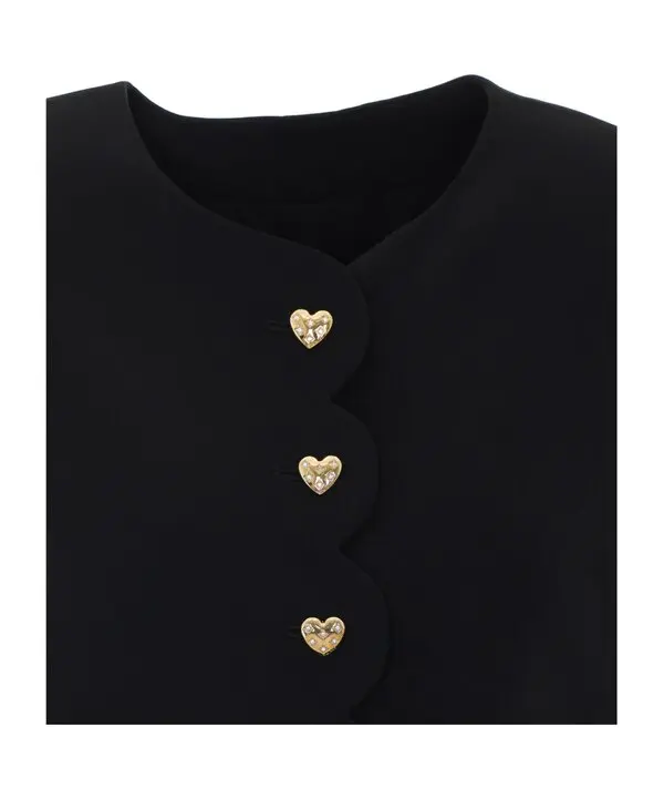 TWINSET Heart Button Casual Jacket