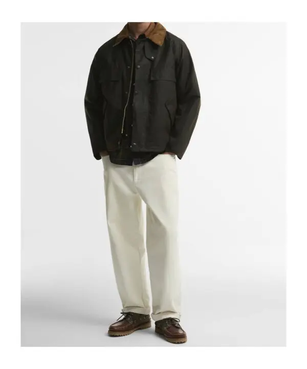 Barbour Waxed Cotton Pocket Transport Jacket