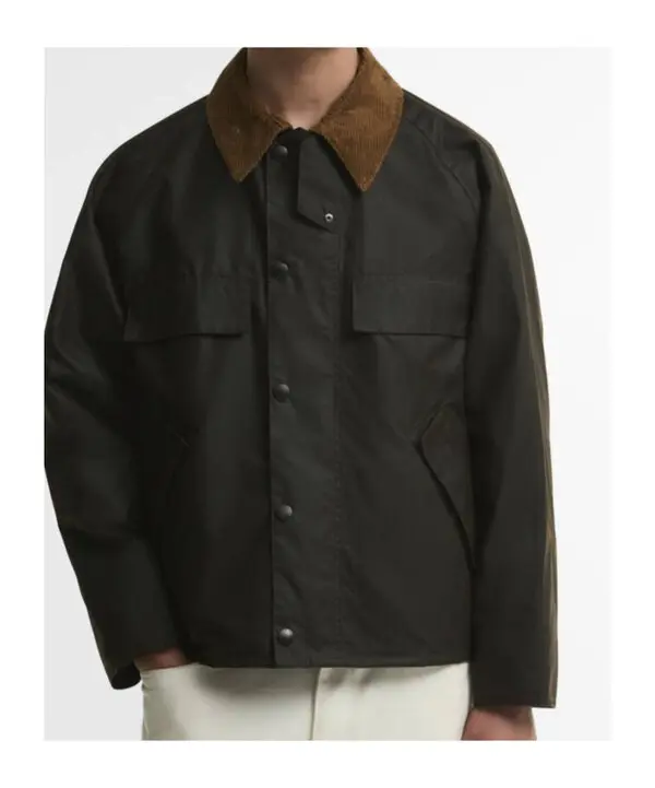 Barbour Waxed Cotton Pocket Transport Jacket