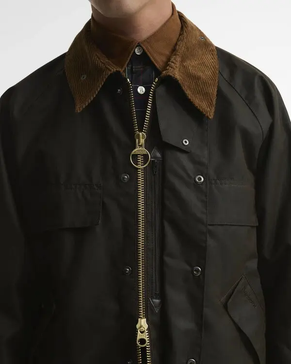 Barbour Waxed Cotton Pocket Transport Jacket