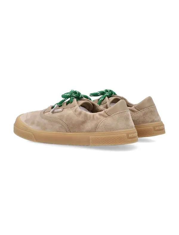 Moncler Lace-up Low-top Casual Sneakers - Nude