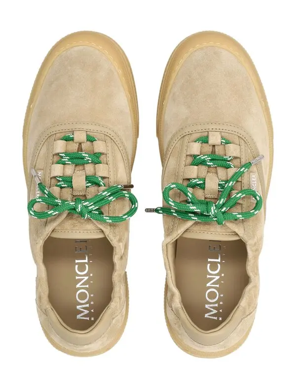 Moncler Lace-up Low-top Casual Sneakers - Nude