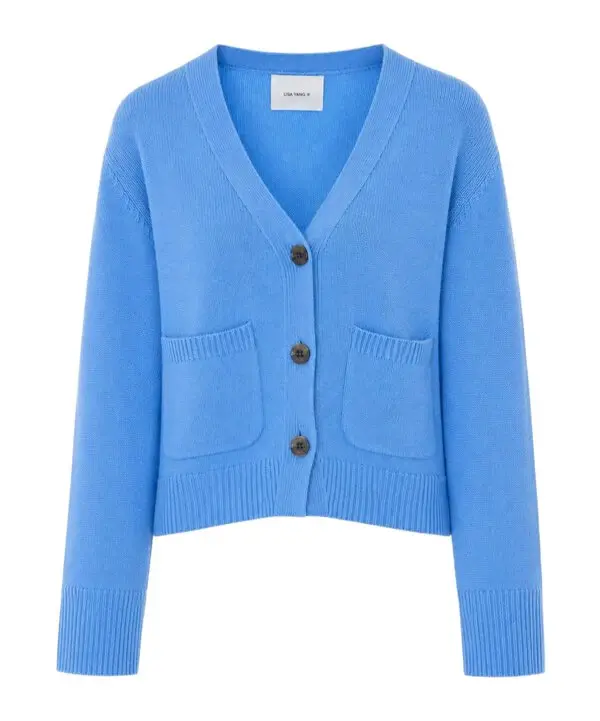 LISA YANG Long-sleeve Button-front Cardigan