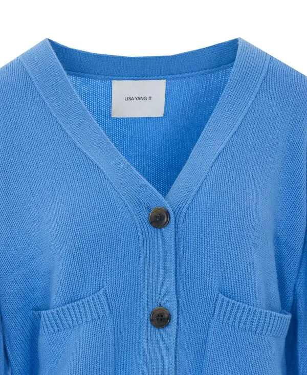 LISA YANG Long-sleeve Button-front Cardigan