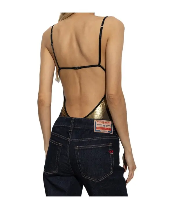 DIESEL® Embellished V-neck Camisole Bodysuit