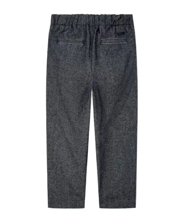 Emporio Armani Trousers With Herringbone Pattern And Drawstring