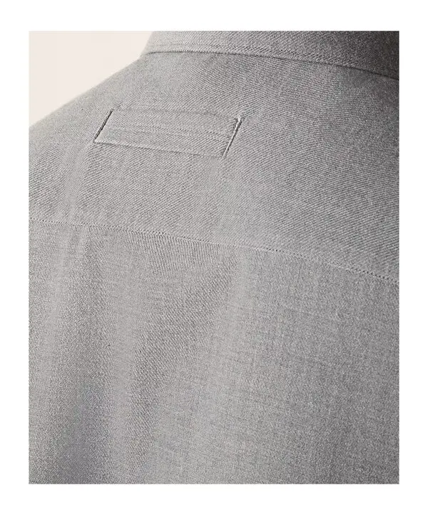 Zegna Grey Mélange Cashco Shirt - Gray Blend