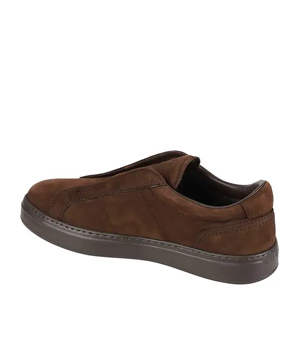 Hogan Round Toe Slip-on Sneakers - Black