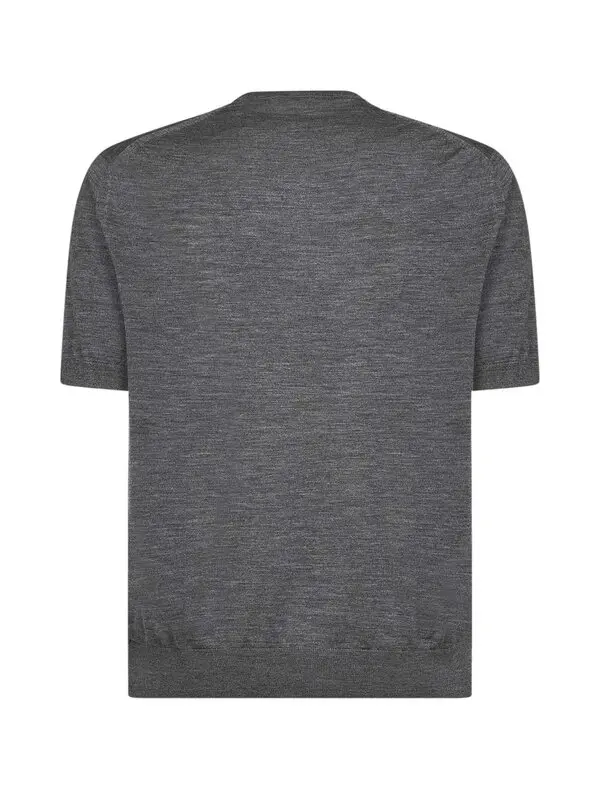Prada Short Sleeve Crew Neck Knit Top