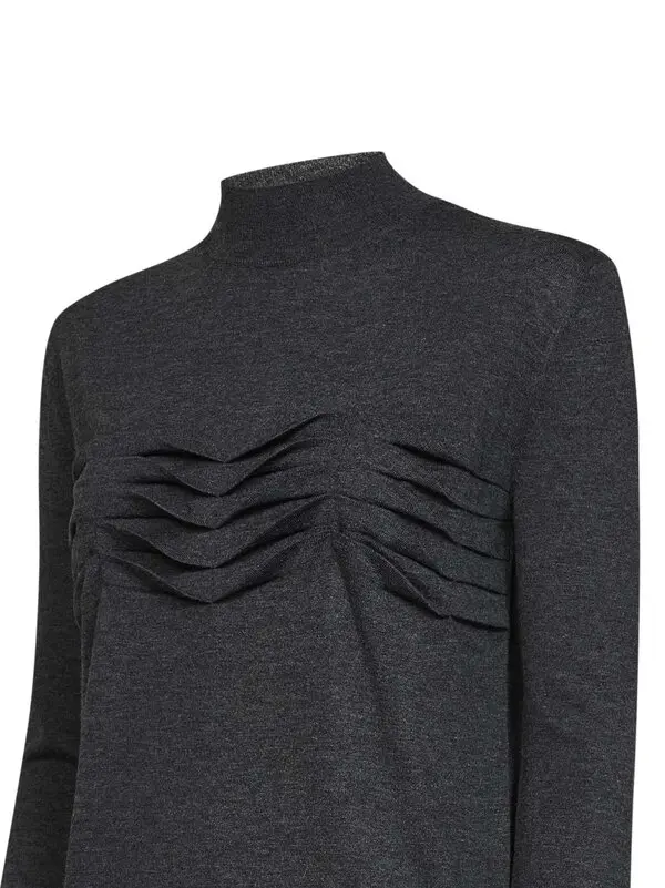 JIL SANDER Long Sleeve High Neck Top