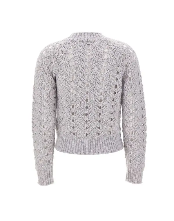 Eleventy Openwork Cable Knit Sweater