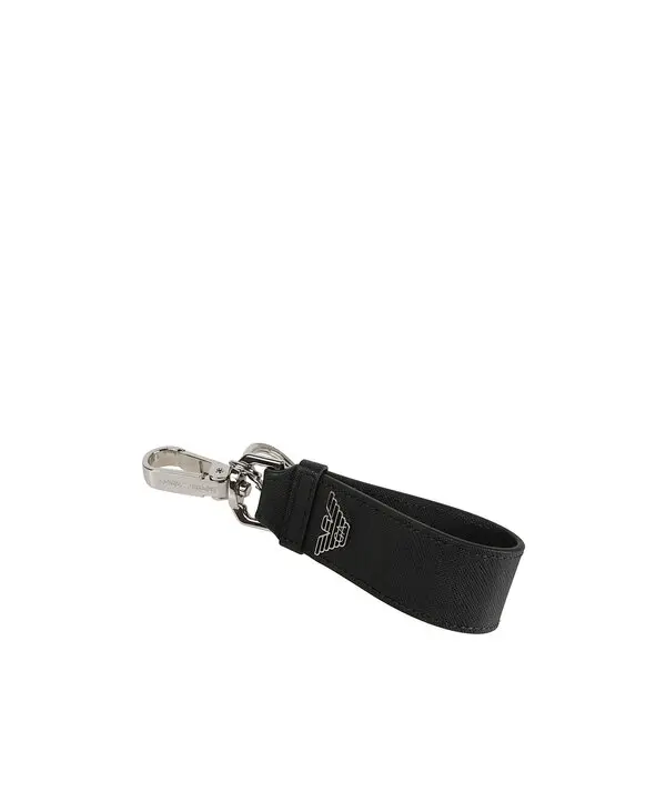 Emporio Armani Logo-plaque Card Holder And Keyring Set