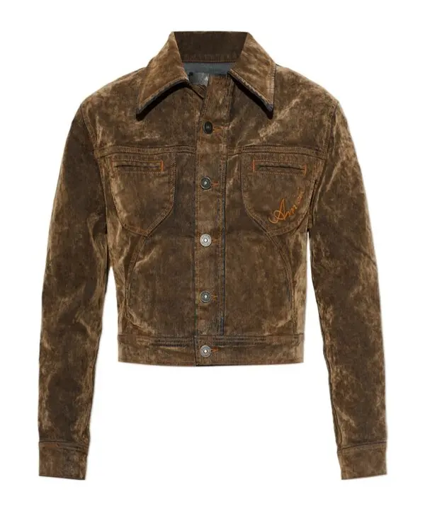 Amiri Long-sleeve Denim Trucker Jacket