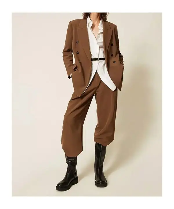 TWINSET Belted Poplin Shirt