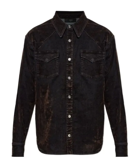 Amiri Faded Western Denim Shirt