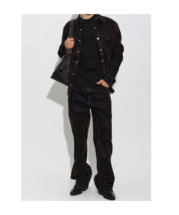 Amiri Faded Western Denim Shirt