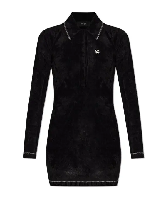 Amiri Logo Polo Mini Dress