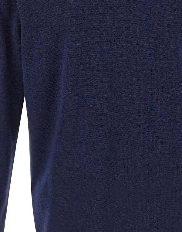 Eleventy V-neck Button-up Cardigan With Ribbed Trim