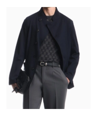 Emporio Armani Long-sleeved Button-up Jacket