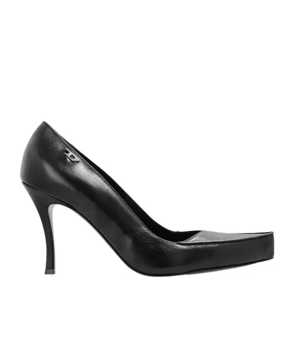 DIESEL® D-lucette Leather Pointed Toe Pumps