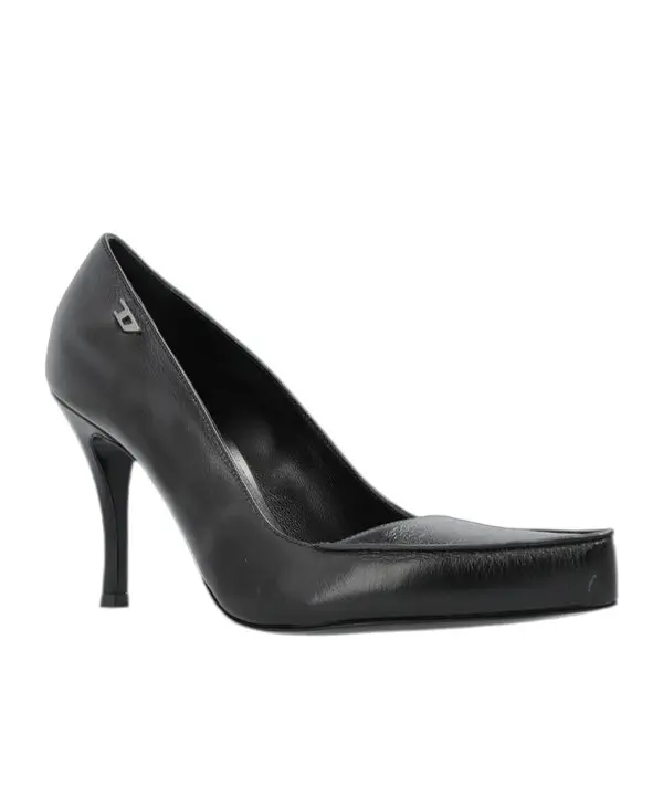 DIESEL® D-lucette Leather Pointed Toe Pumps