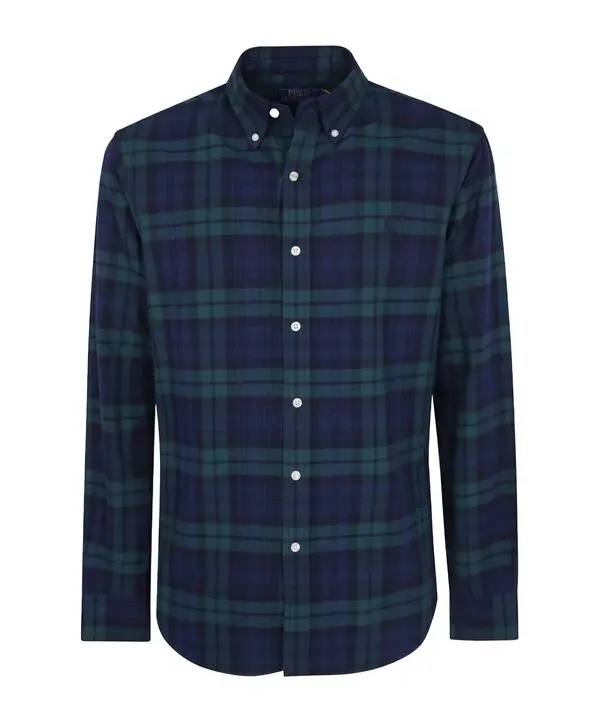 Polo Ralph Lauren Logo Embroidered Checked Shirt