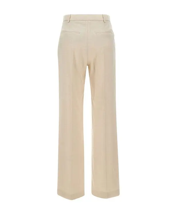 Eleventy Herringbone Straight-leg Pants