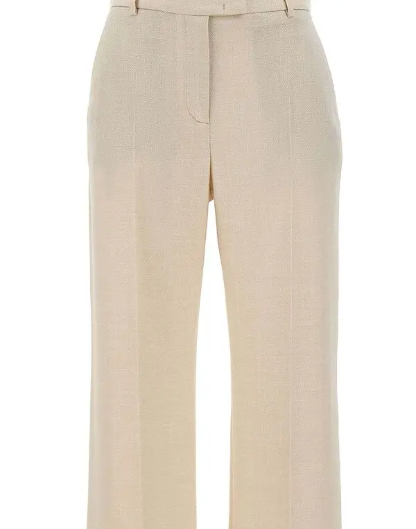 Eleventy Herringbone Straight-leg Pants