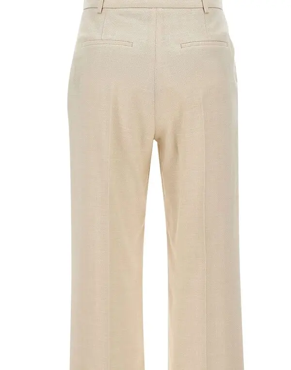 Eleventy Herringbone Straight-leg Pants