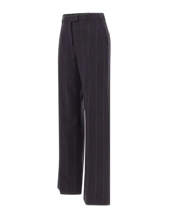 Eleventy Pinstripe Straight-leg Pants