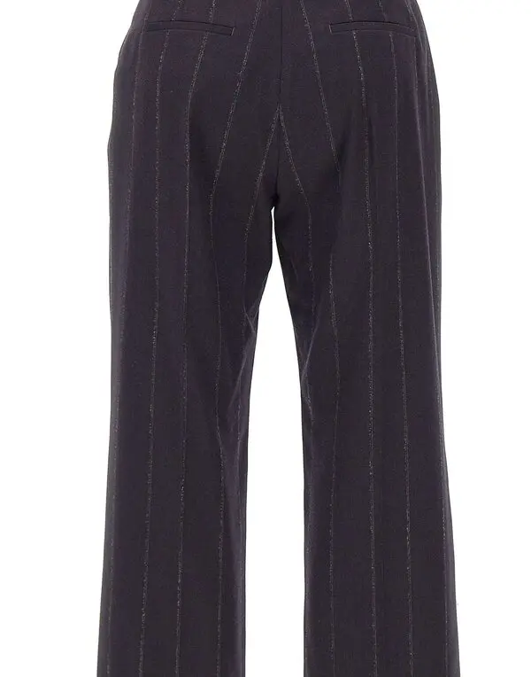 Eleventy Pinstripe Straight-leg Pants