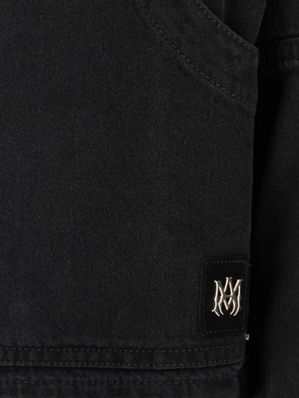 Amiri Boxy Zip-front Denim Jacket