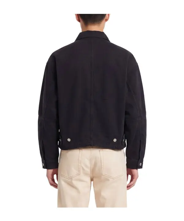 Amiri Boxy Zip-front Denim Jacket