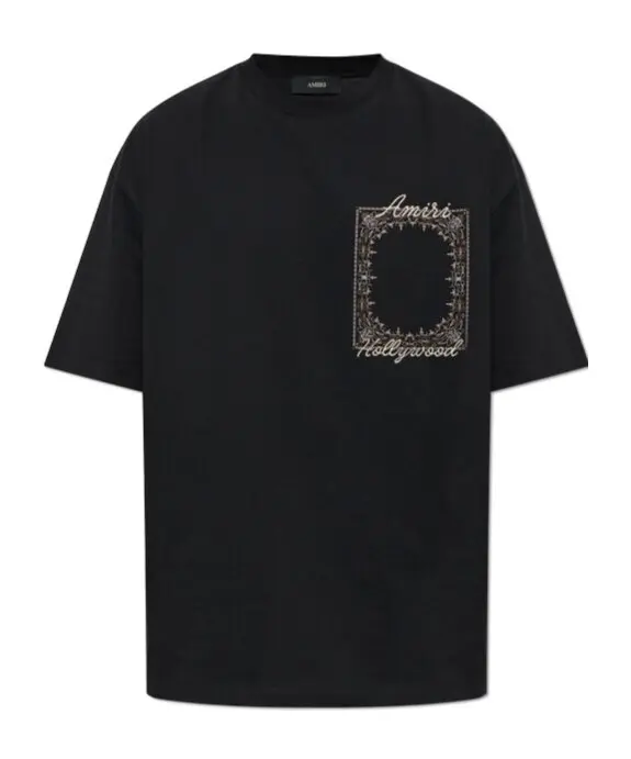 Amiri Logo Embroidered T-shirt