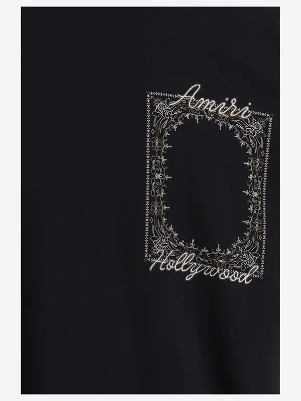 Amiri Logo Embroidered T-shirt - No