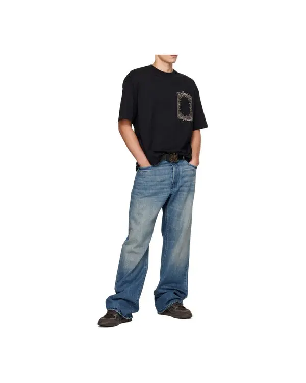 Amiri Logo Embroidered T-shirt - No