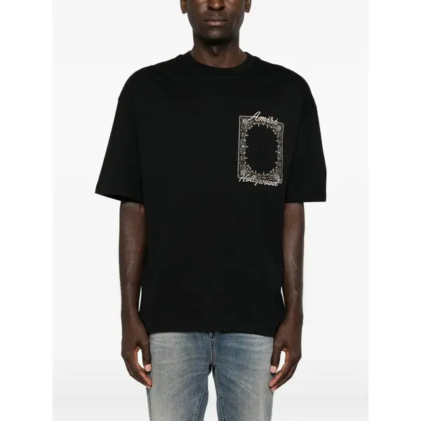 Amiri Logo Embroidered T-shirt - No