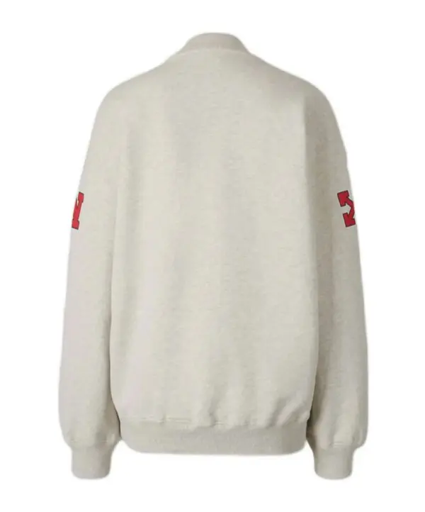 Off-White Logo-print Crew-neck Sweater