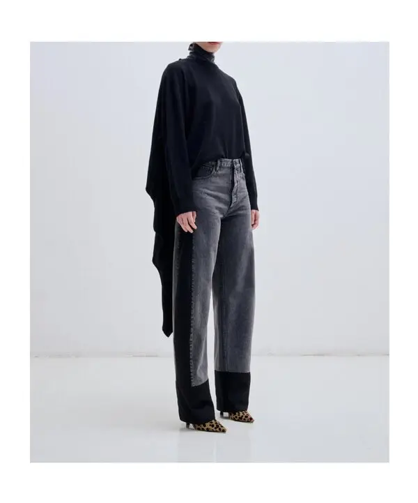 DARKPARK Knitted Scarf Top