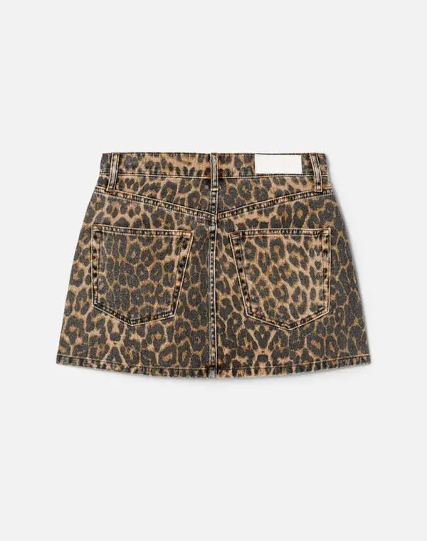 RE/DONE Print Mini Skirt