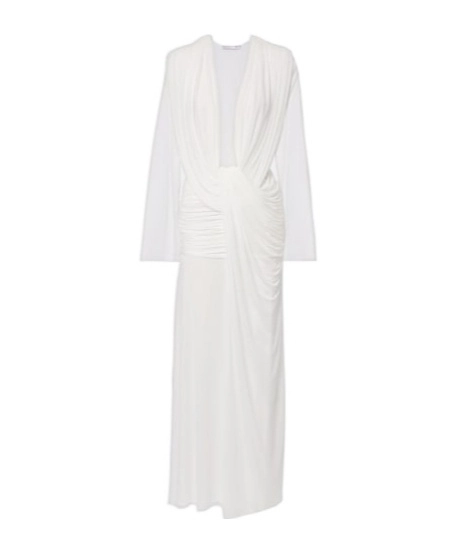 Christopher Esber Ripple Draped Jersey Gown
