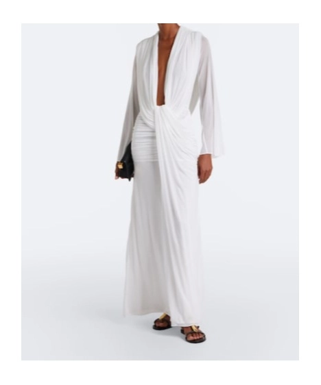 Christopher Esber Ripple Draped Jersey Gown