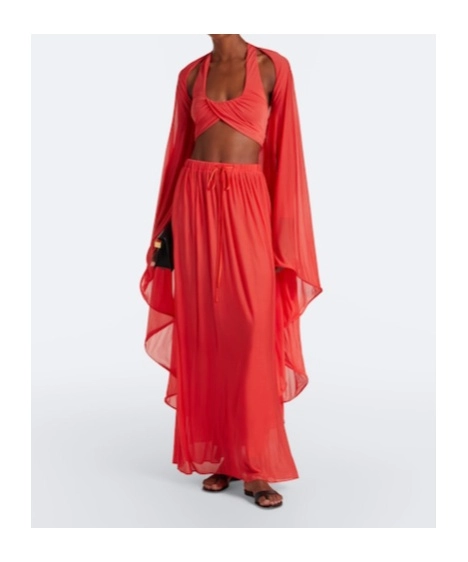 Christopher Esber Daya Jersey Gown - Orange