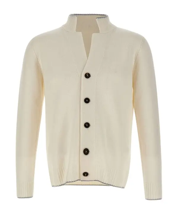 Eleventy Long-sleeved Cardigan With Button Closure